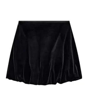 Emporio Armani Velvet Mini Skirt