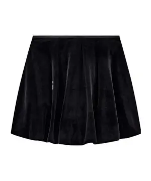 Emporio Armani Velvet Mini Skirt