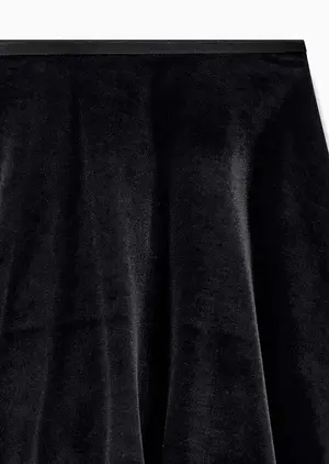 Emporio Armani Velvet Mini Skirt