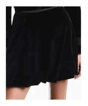 Emporio Armani Velvet Mini Skirt