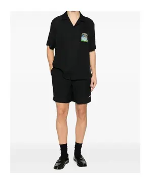 Casablanca Camp Collar Short Sleeve Shirt