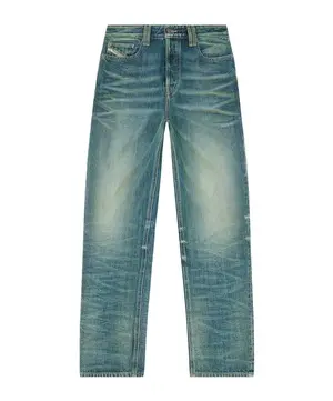 DIESEL 1991 D-voeed High Waist Regular Jeans - Medium Blue