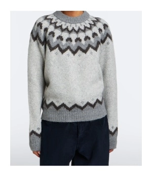 NILI LOTAN Alan Fair Isle Pattern Sweater