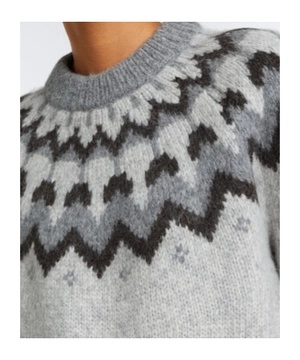 NILI LOTAN Alan Fair Isle Pattern Sweater