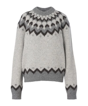 NILI LOTAN Alan Fair Isle Pattern Sweater