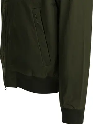 Barbour Stand Collar Zip Bomber Jacket