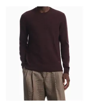 EMPORIO ARMANI Crew-neck Ribbed-trim Sweater