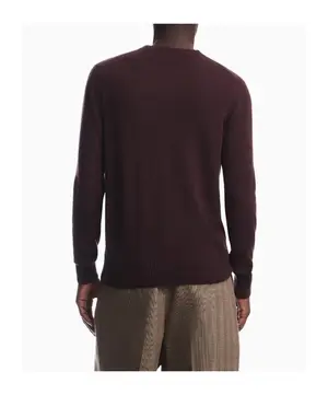 EMPORIO ARMANI Crew-neck Ribbed-trim Sweater