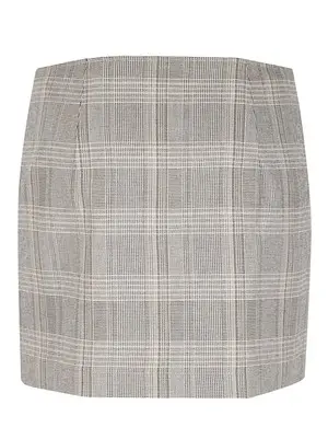 PATRIZIA PEPE Checked Mini Skirt