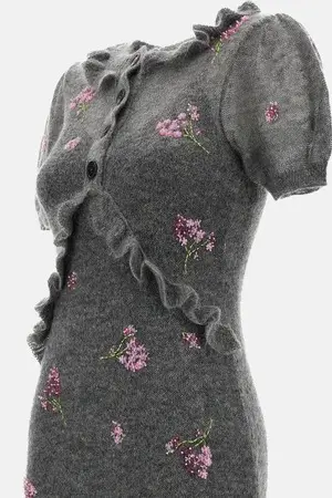 SHUSHU/TONG Knit Short-sleeve Dress