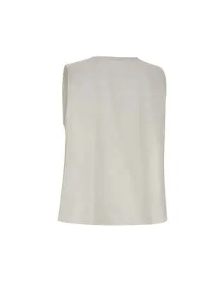 Hugo Boss Ilenna Pleated Tie-neck Top