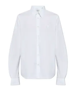 AMI PARIS Ami De Coeur Boxy Fit Shirt - White