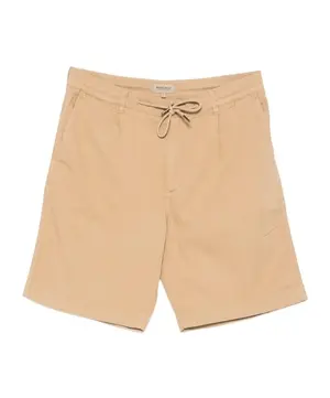 WOOLRICH Drawstring Bermuda Shorts - Beige