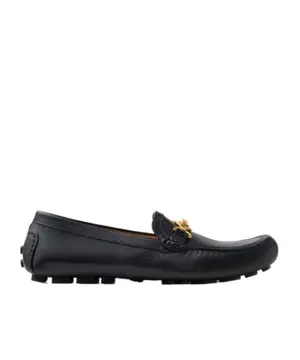 VERSACE Medusa Driver Moccasins - Black