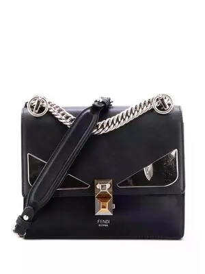 Fendi Monster Kan I Bag Leather Small Shoulder Bag