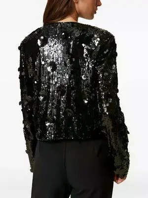 TWINSET Full Sequin Jacket With Flowers