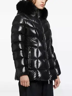 Moncler Fulmar Hooded Short Down Jacket - Black
