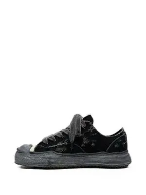 MAISON MIHARA YASUHIRO Hank Og Sole Shrink Leather Low-top Sneakers