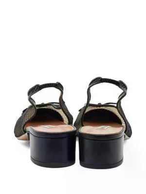 AQUAZZURA Gioia Bow-detail Slingback Pumps