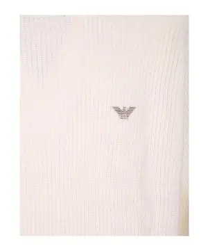 EMPORIO ARMANI Logo Embroidered Crewneck Jumper