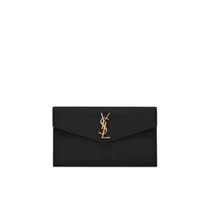 SAINT LAURENT Uptown Clutch Bag - Black