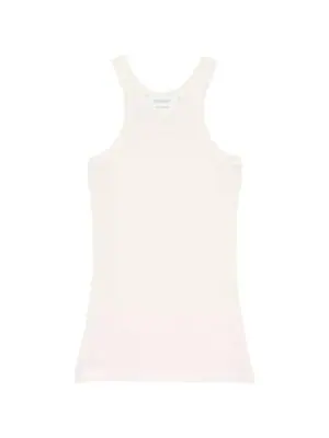 Sportmax Ribbed-knit Tank Top - Neutrals
