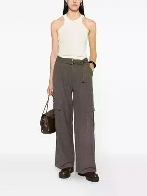 Sportmax Ribbed-knit Tank Top