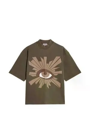 HOUSE OF ERRORS All-seeing Cotton T-shirt - Green