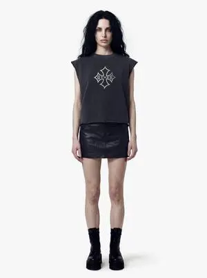 OTHER UK Icon Vintage Issue Raw Edge Oversized Sweatshirt Vintage - Black