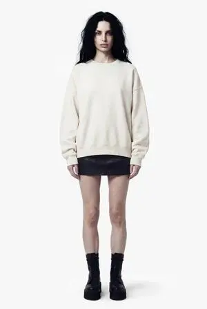 OTHER UK Vintage Issue Oversized Sweatshirt Vintage -women - White