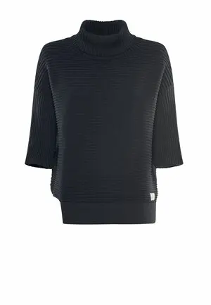YOU LOOK PERFECT Pullover Bailey, Merino Asymmetric Turtleneck Pullover