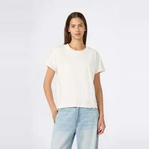Champion Knitted Crewneck T-shirt - Egret
