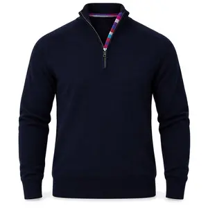 KOY CLOTHING Dark Navy Quarter Zip