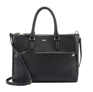 Paul Costelloe Odessa Leather Shoulder Multiway Bag - Black