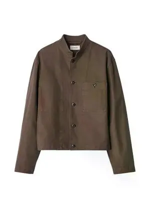 LEMAIRE Stand-collar Jacket In Heavy Cotton Twill