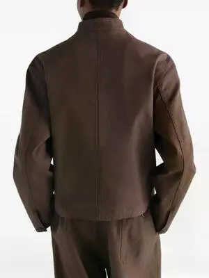 LEMAIRE Stand-collar Jacket In Heavy Cotton Twill