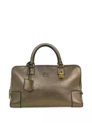Loewe Amazona 36 Leather Tote Bag - Brown