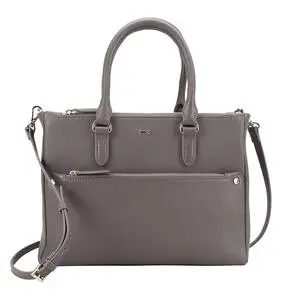 Paul Costelloe Odessa Leather Shoulder Multiway Bag - Grey