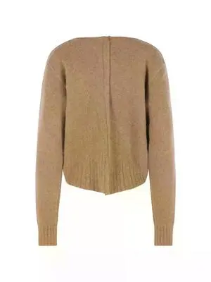 PILLINGS Ruffled Asymmetrical Cashmere Cardigan