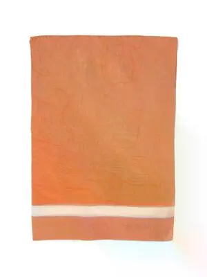 Emporio Armani Floral-jacquard Fringed Scarf