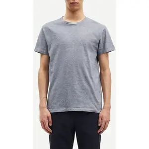 Samsøe Samsøe Kronos Organic Cotton T-shirt - Total Eclipse