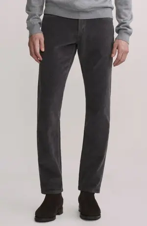 DL1961 Nick Slim Stretch Cotton Corduroy Pants - Graphite