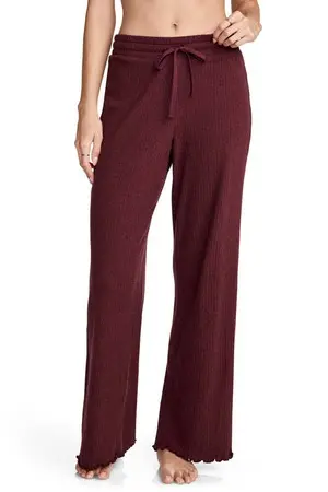 JOCKEY Soft Luxe Textured Pant - Currant Heather