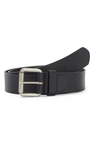 BARBOUR Allanton Leather Belt - Black