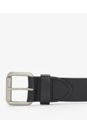 Barbour Allanton Leather Belt - Black