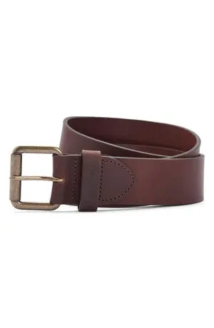 Barbour Allanton Leather Belt Brown