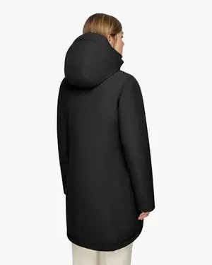 QUARTZ CO. Genia | Hooded Down Winter Jacket - Black