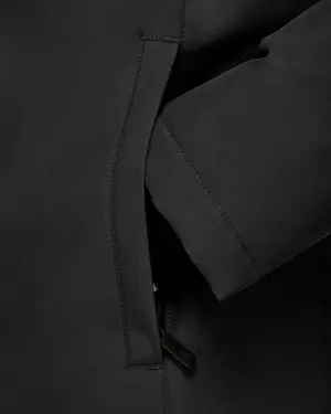 QUARTZ CO. Genia | Hooded Down Winter Jacket - Black