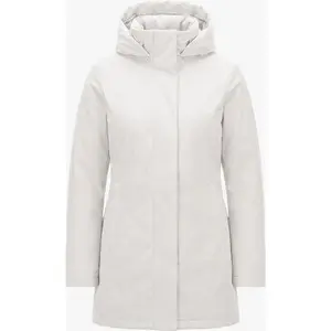 QUARTZ CO. Genia | Hooded Down Winter Jacket - Ivory