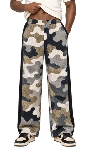 DAI MODA Wide Leg Primo Camo Pant